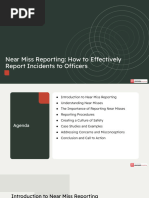 HSE Bulletin 017 - Near Miss Reporting | PDF | Risk | Safety