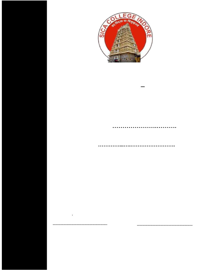 BBA Front Page For Assignment | PDF