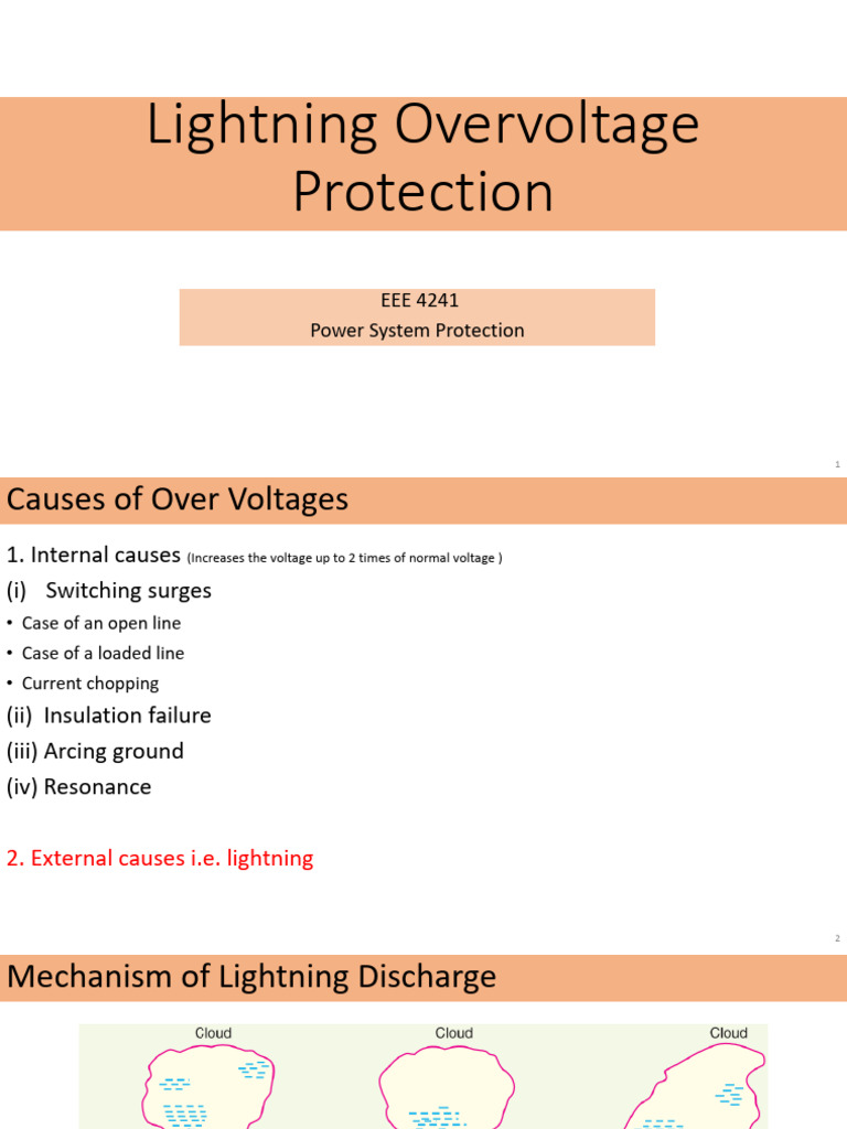 6.overvoltage Protection | PDF | Insulator (Electricity) | Inductor