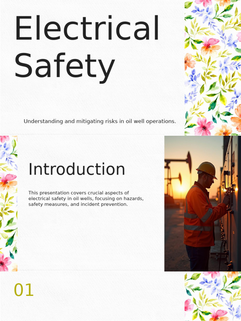 Electrical Safety in Oil Wells | PDF | Hazards | Personal Protective ...