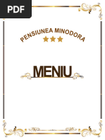Meniu Axel - Prețuri și Opțiuni | PDF