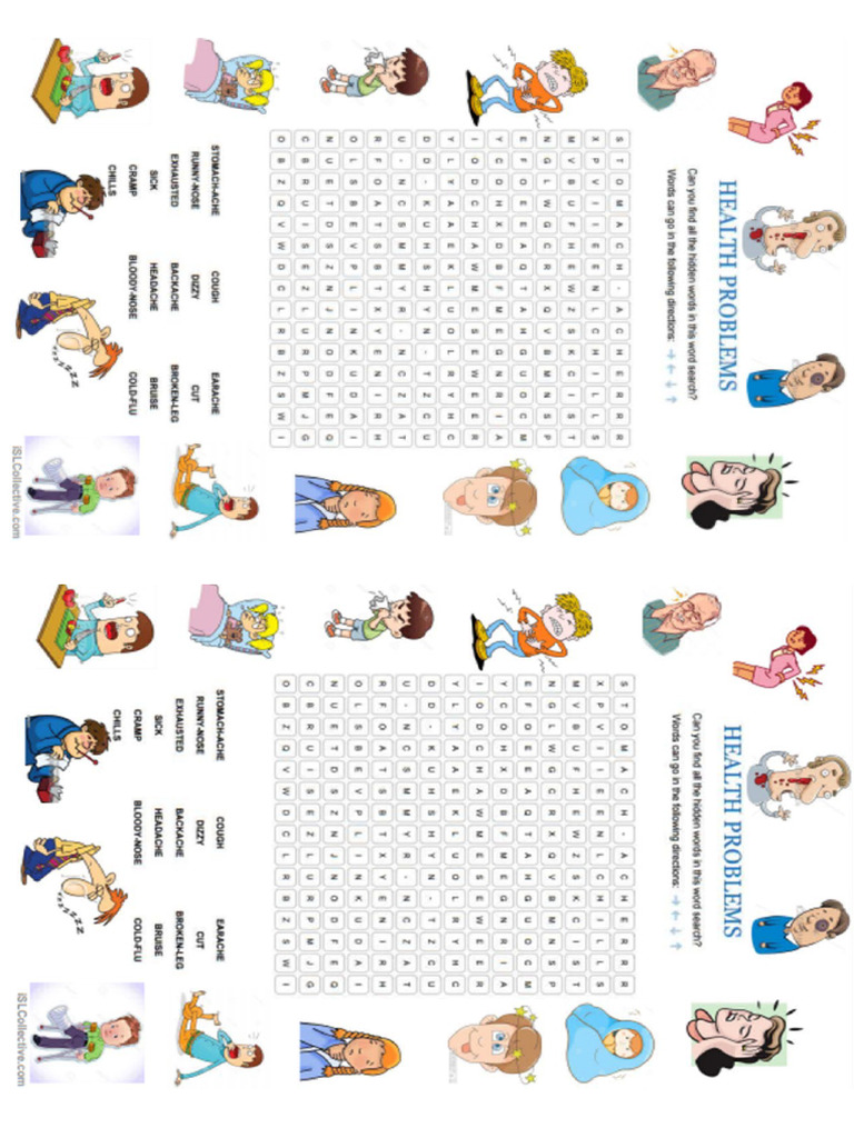 Health Problems Puzzle | PDF