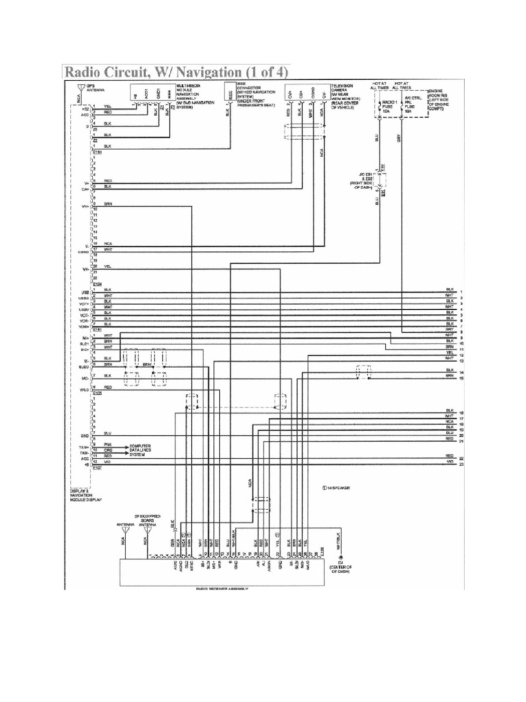 Lexus ES 350 Wiring Diagram | PDF