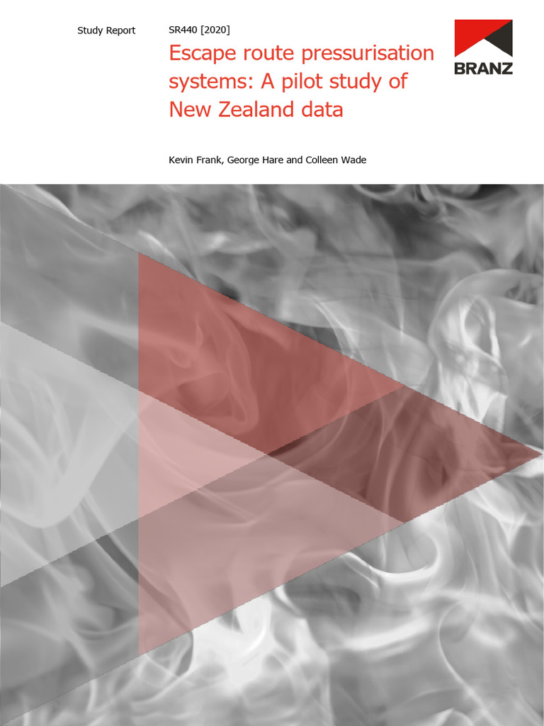SR440 Escape Route Pressurisation Systems A Pilot Study of NZ Data | PDF | Reliability ...