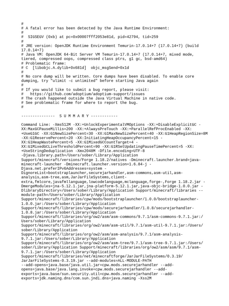 Hs Err Pid42794 | PDF | Java (Programming Language) | Java (Software Platform)