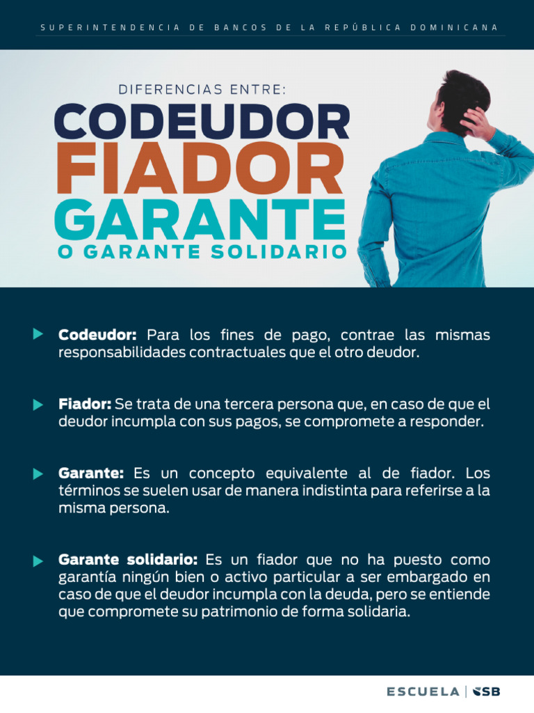 Fiador, Deudor, Codeudor, Garante | PDF