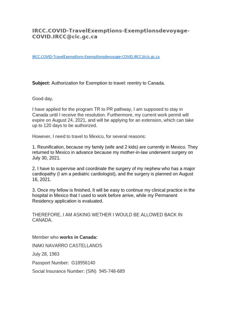 IRCC | PDF