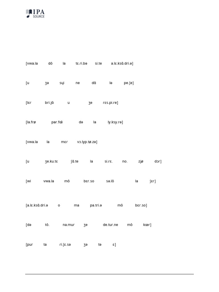 Volia Donc La Terrible IPA | PDF | Compositions | Vocal Musical ...