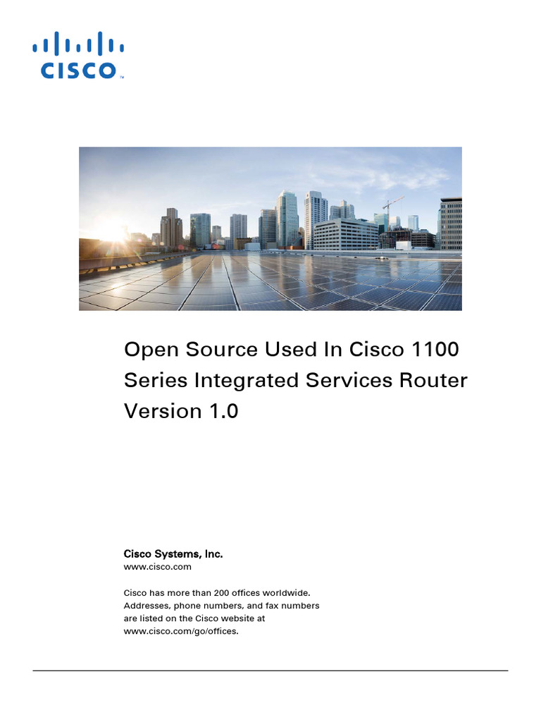 Cisco_1100_Series_Integrated_Services_Router_Version_01-2 | PDF | Legal ...