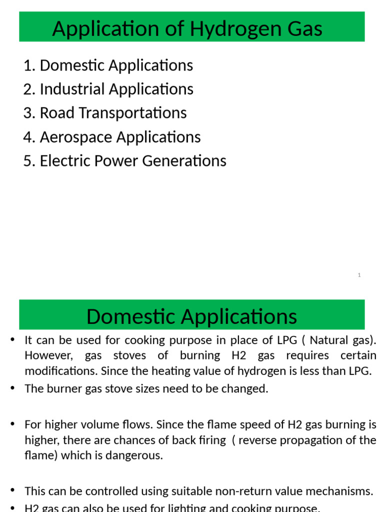 Res Module 3 Class 3- Application of Hydrogen | PDF | Fuel Cell | Fuels
