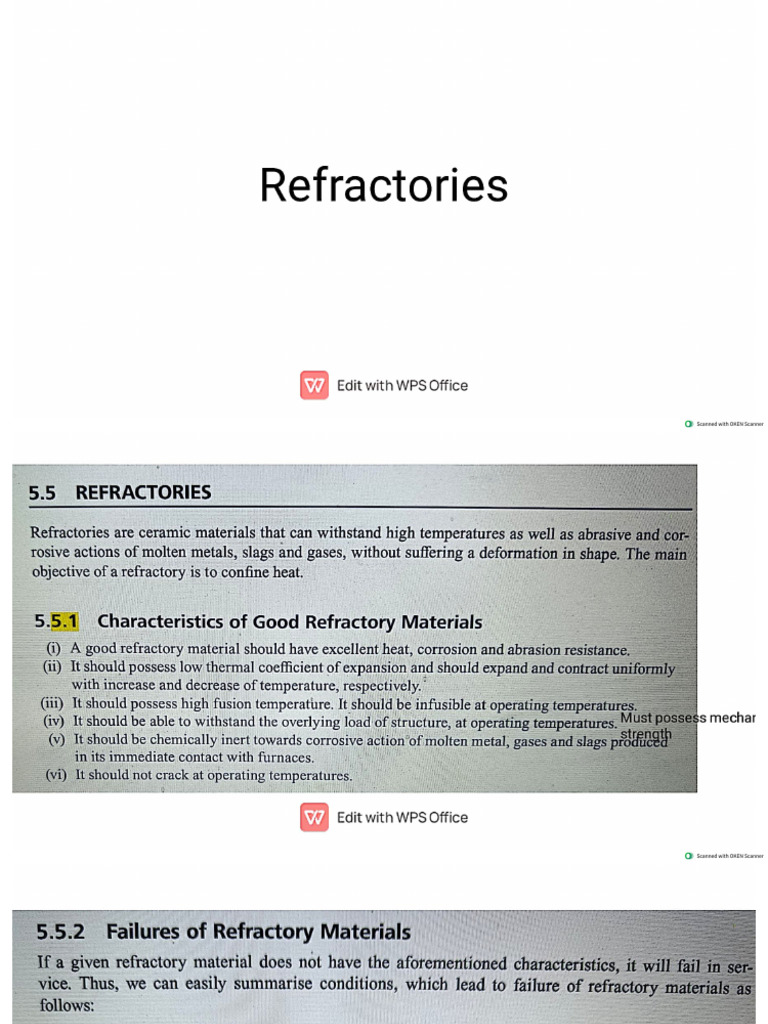 Refractories | PDF