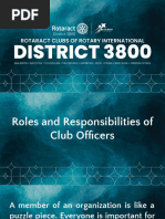 Club Roles and Responsibilities | PDF