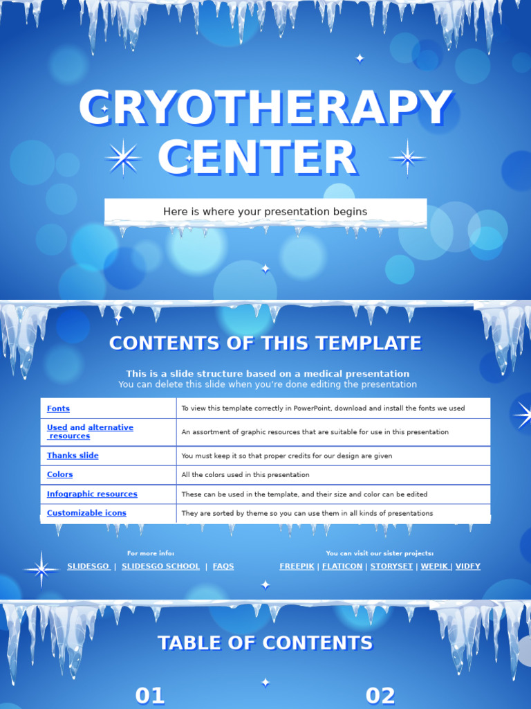 Cryotherapy Center by Slidesgo | PDF | Planets | Solar System