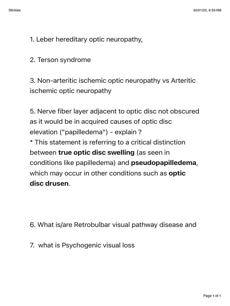 7 - Eye Topics | PDF