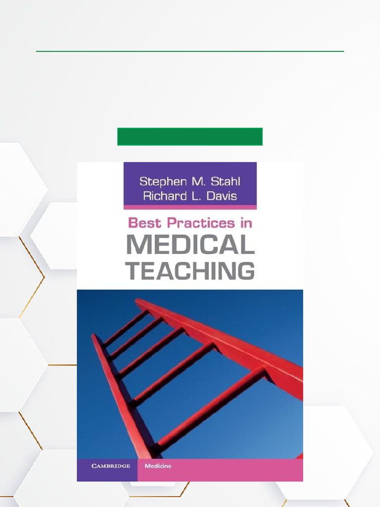 Best Practices in Medical Teaching, 1st Edition Complete PDF Download ...