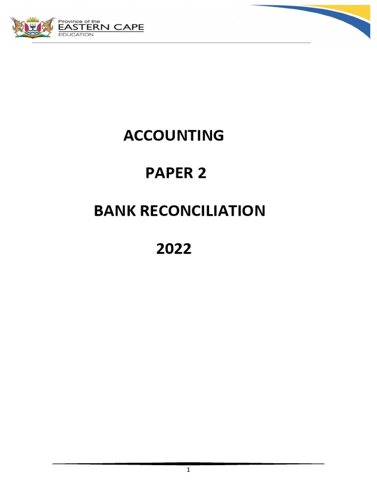 Bank Reconciliation Practice Activities | PDF | Debits And Credits | Banks