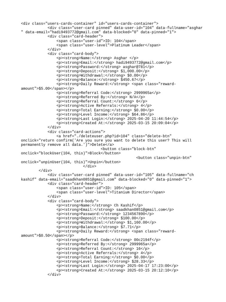 Users | PDF | Access Control | Physical Security