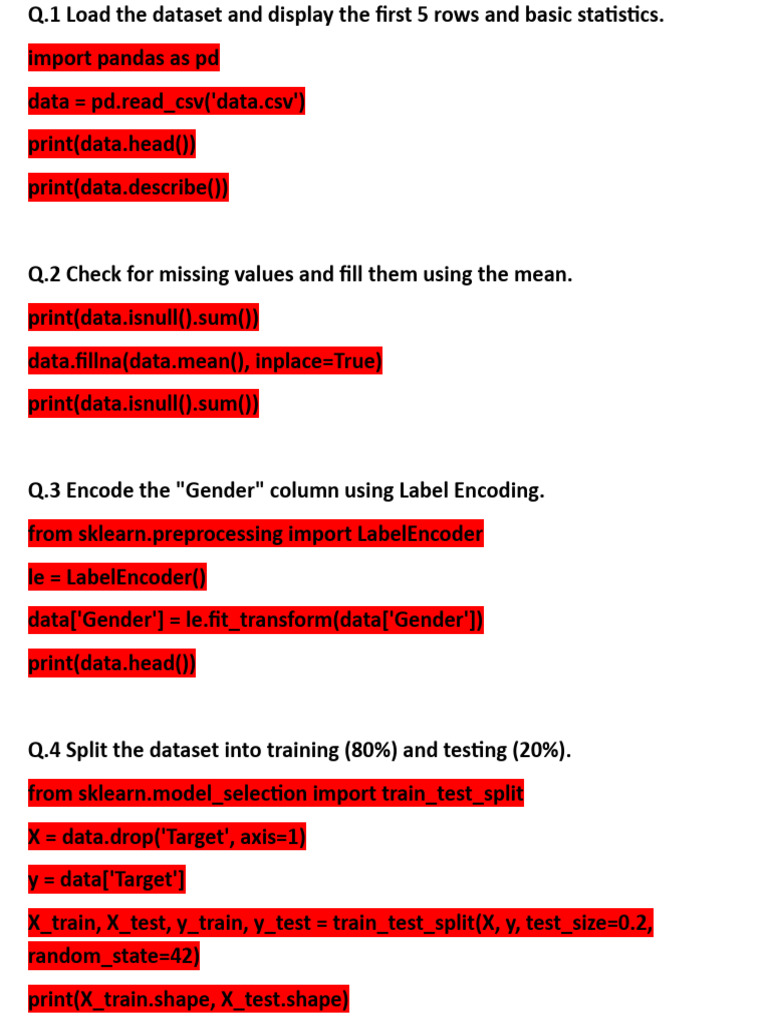 Python Practical | PDF