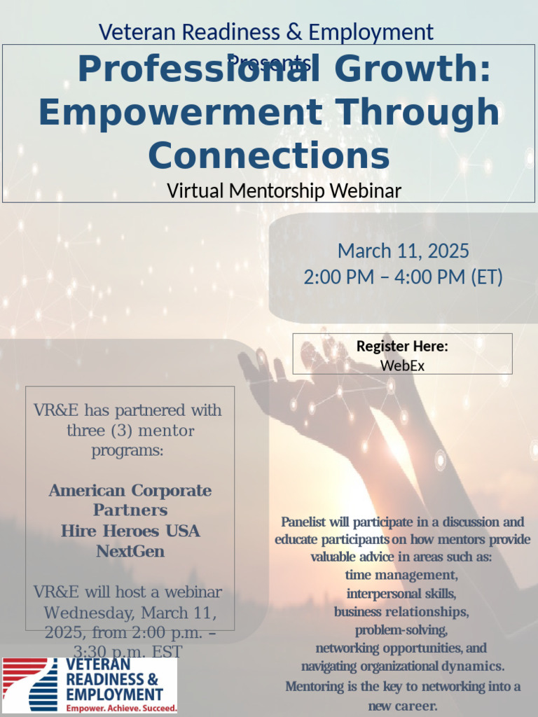 Mentoring Presentation - Flyer.march2025 | PDF