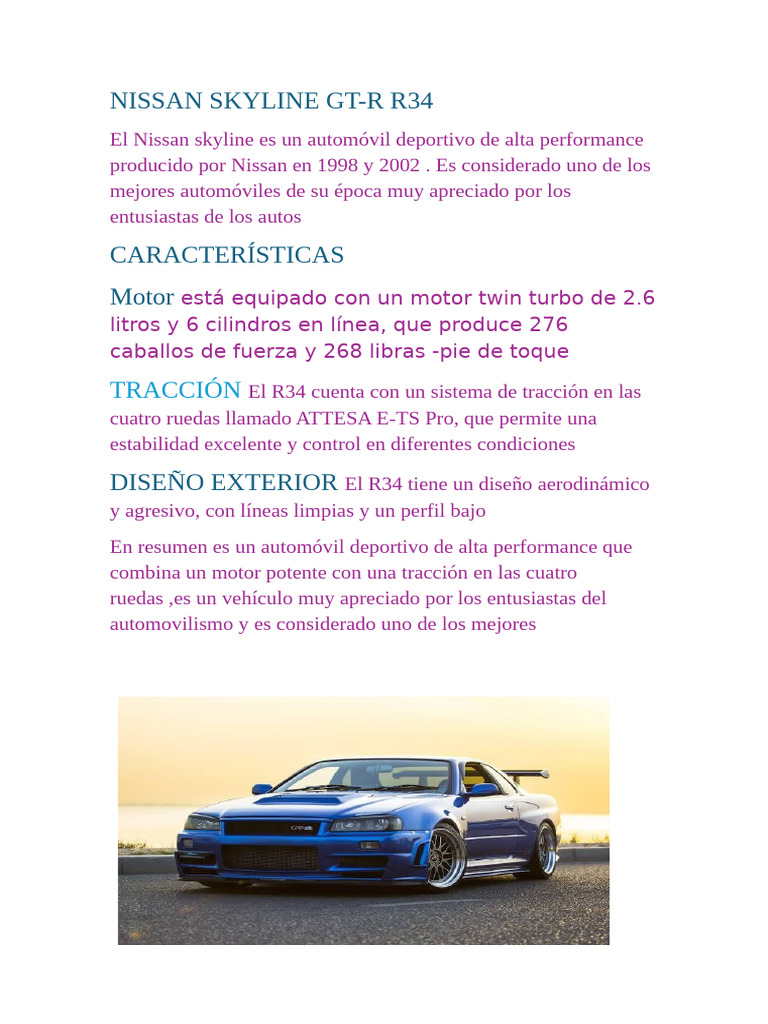 Nissan Skyline | PDF