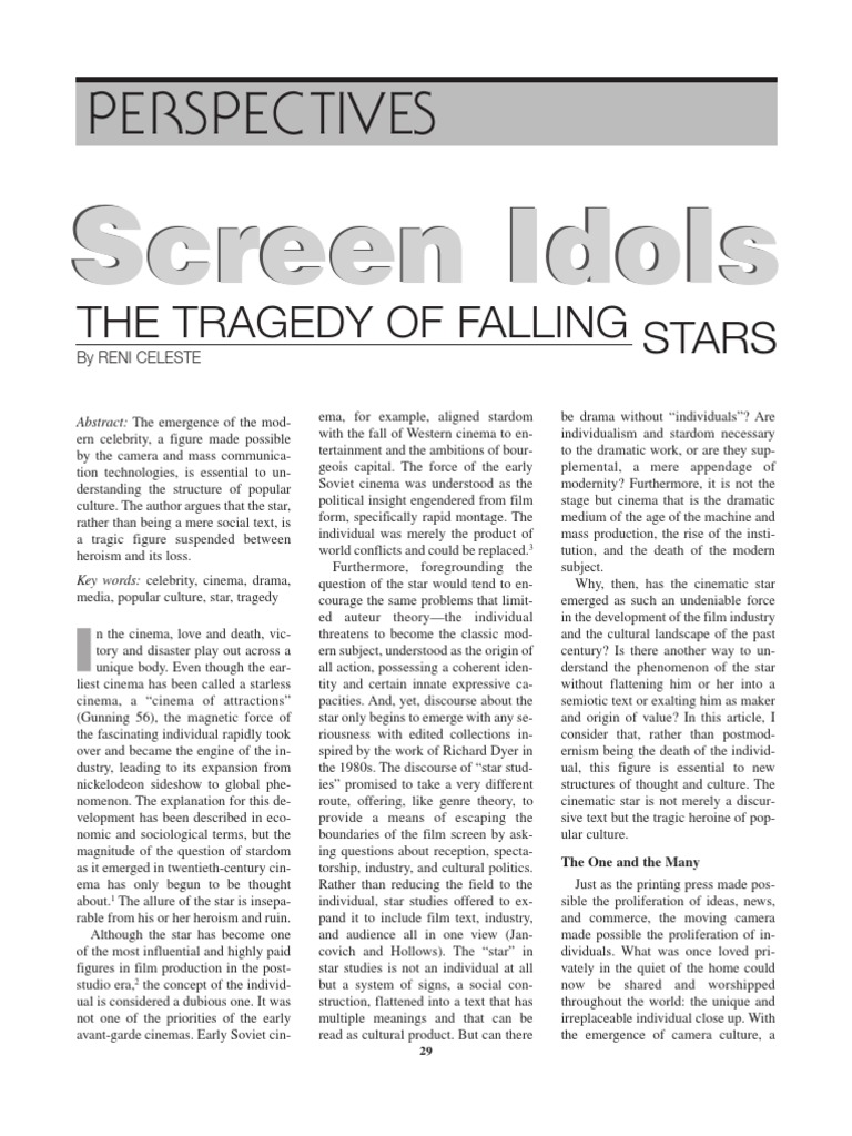 Screen Idols | PDF | Celebrity | Marilyn Monroe