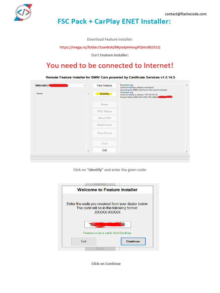 FlashXcode CarPlay ENET Installer | PDF