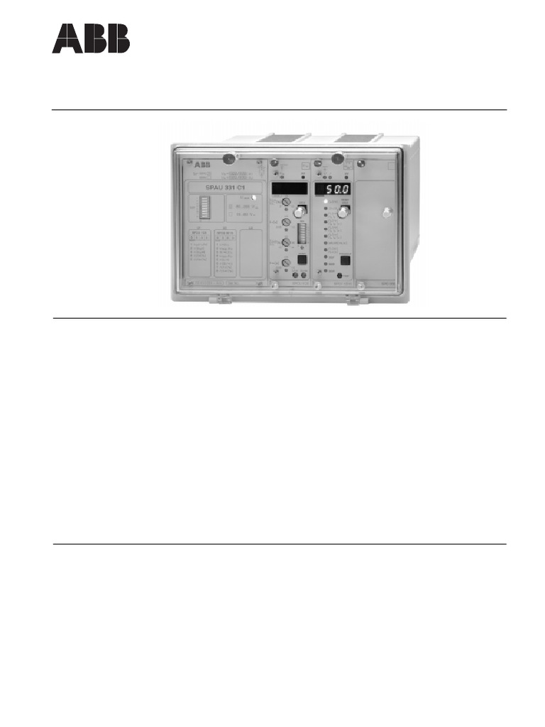 Spau 331 | PDF | Relay | Power Supply