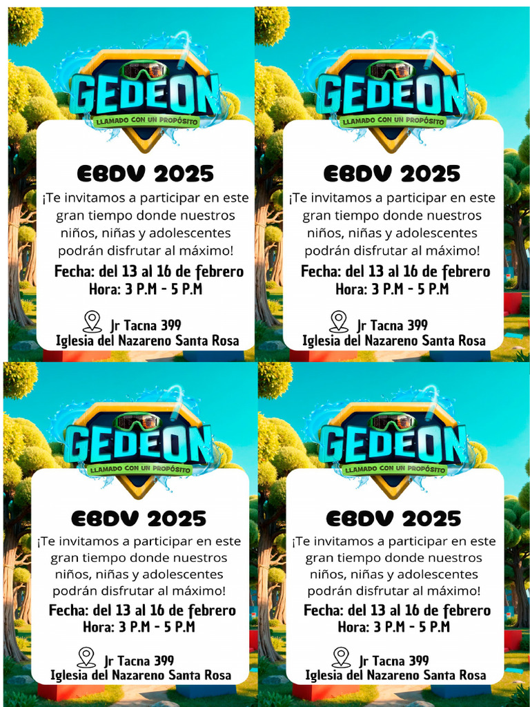 Volantes De Ebdv Pdf