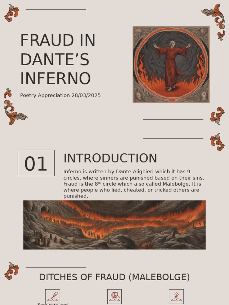 Fraud and Punishment in Dante's Inferno | PDF