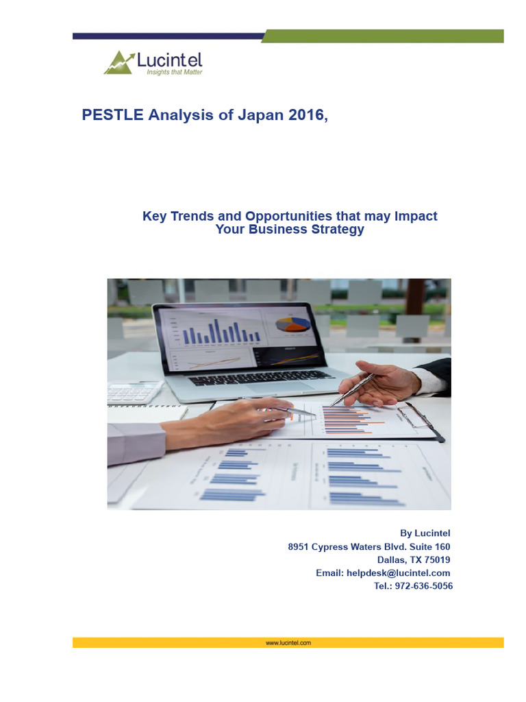 Report Sample Pestle Analysis of Japan 2016 | PDF | Gross Domestic ...