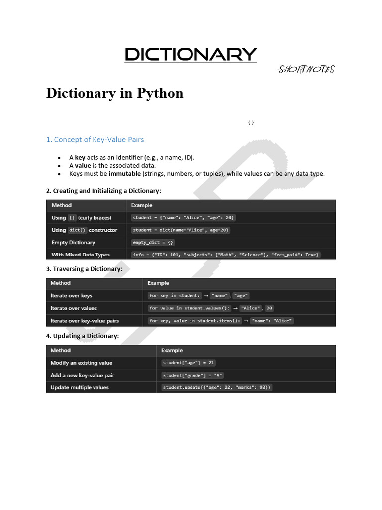 DICTIONARY | PDF