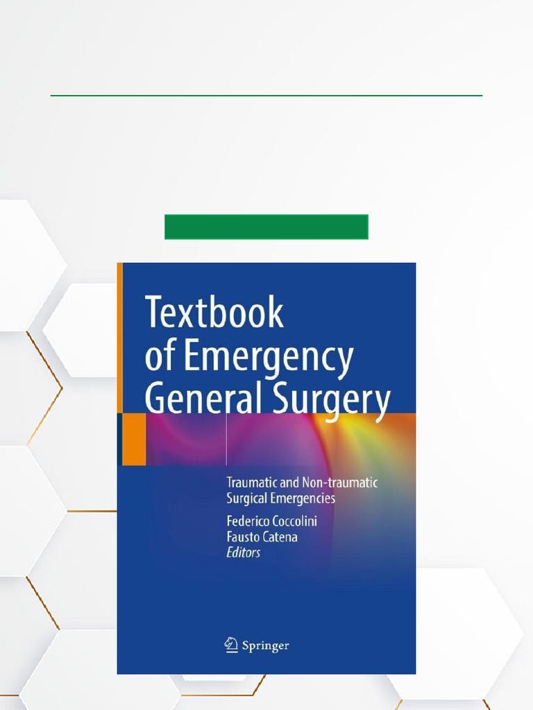 Textbook of Emergency General Surgery Traumatic and Non Traumatic ...