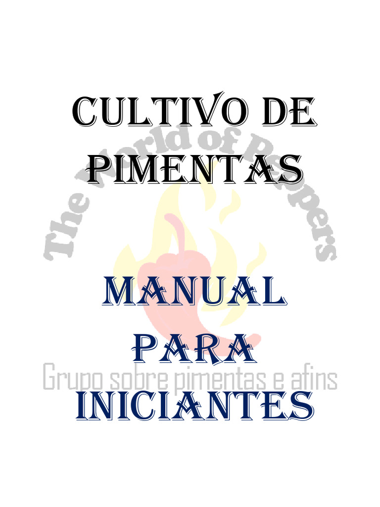 Manual Prático de Cultivo de Pimentas | PDF | Fertilizante | Folha