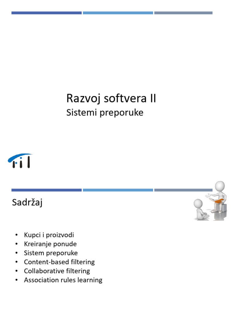 RSII P9 Sistemi Preporuke 2017 18 | PDF