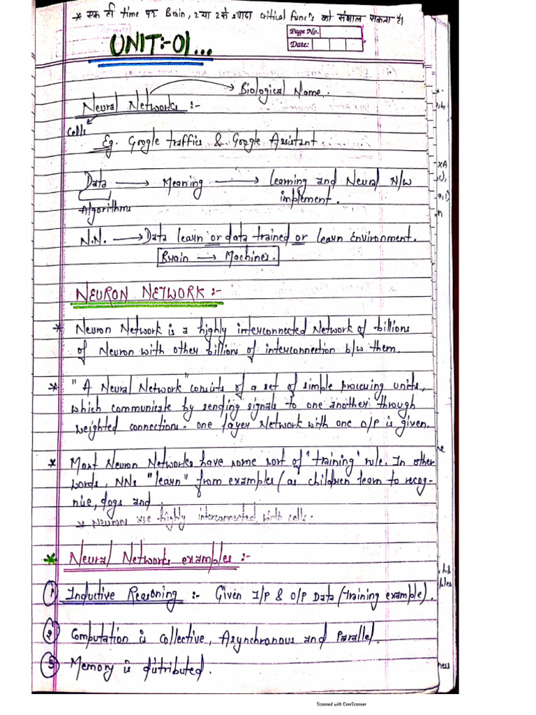 SC Unit 1 Notes | PDF