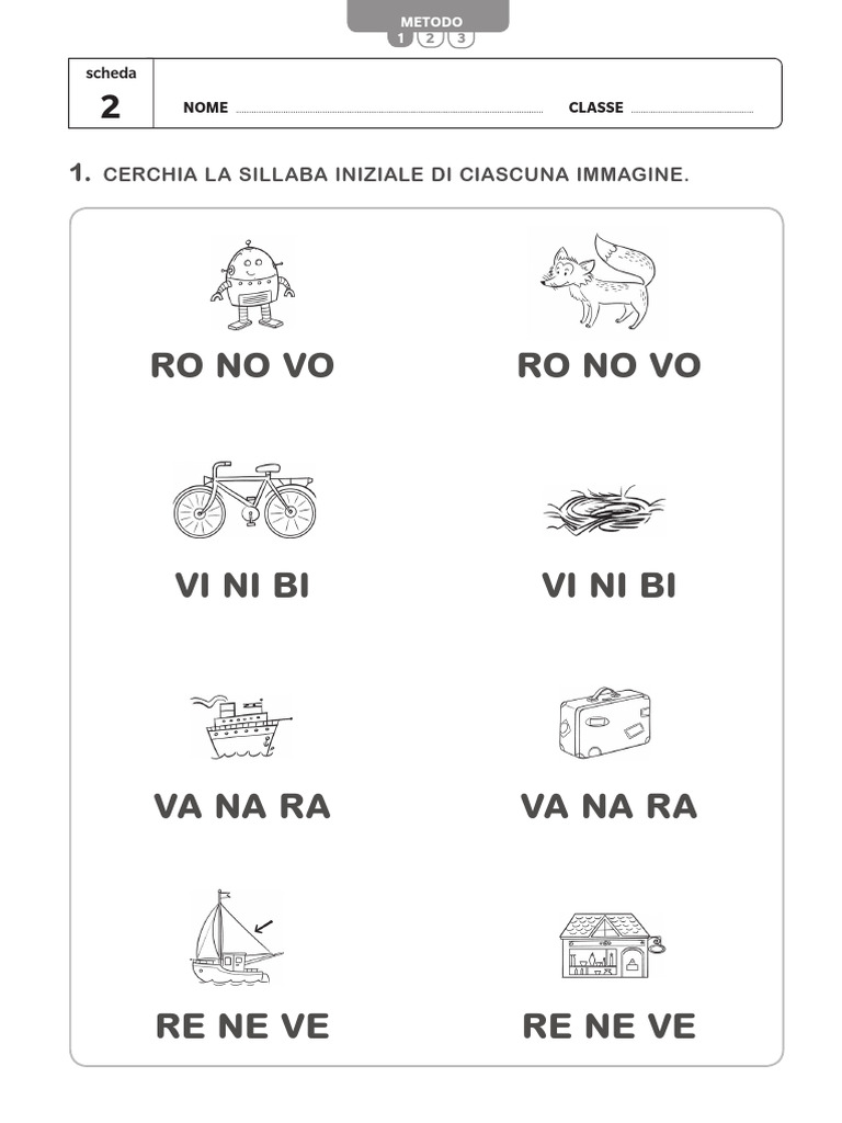 Primaria Risorse Italiano1 Consonanti - RNVB | PDF