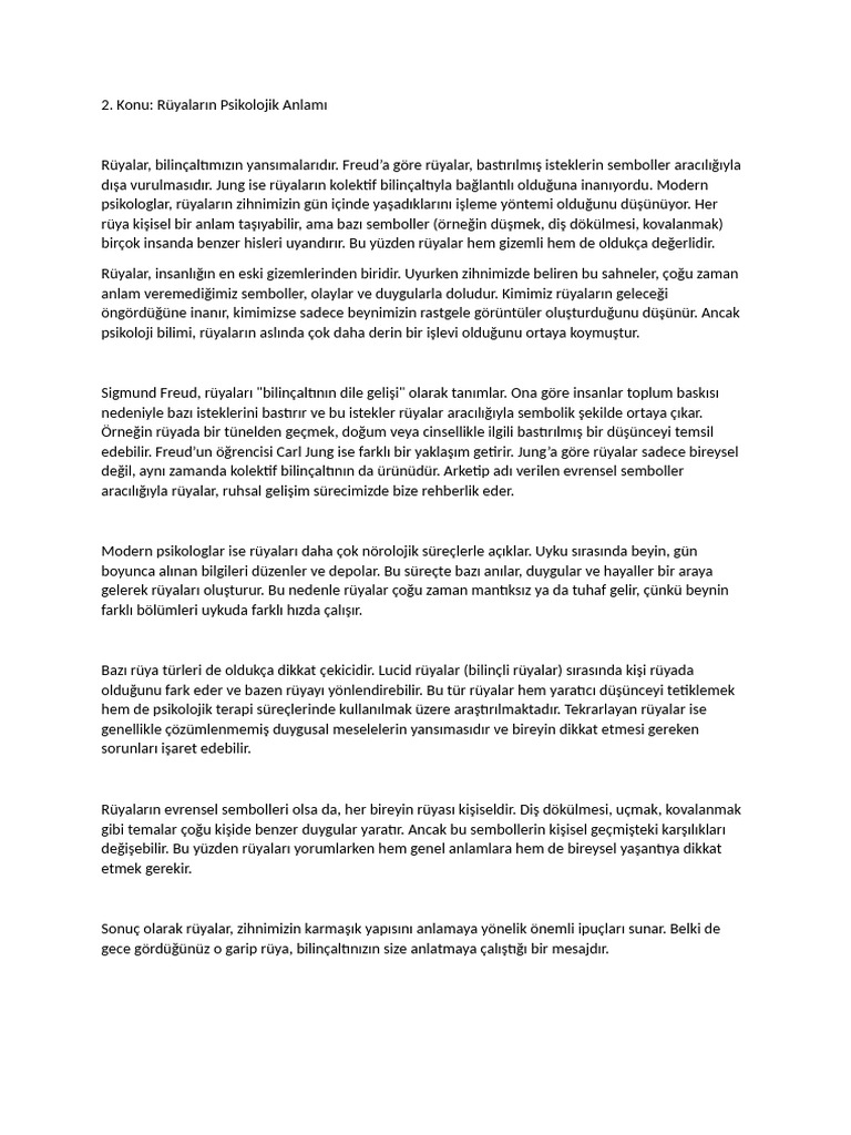 psikolojik anlam | PDF