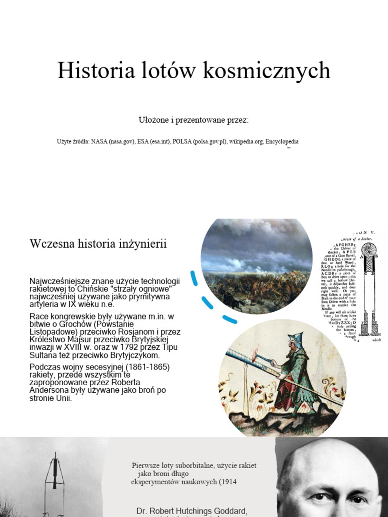 Historia Lotów Kosmiczych | PDF