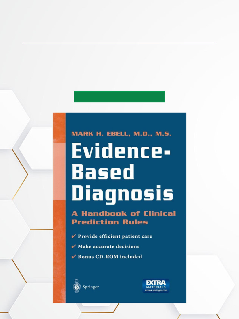 Evidence Based Diagnosis A Handbook of Clinical Prediction Rules Direct Download | PDF ...