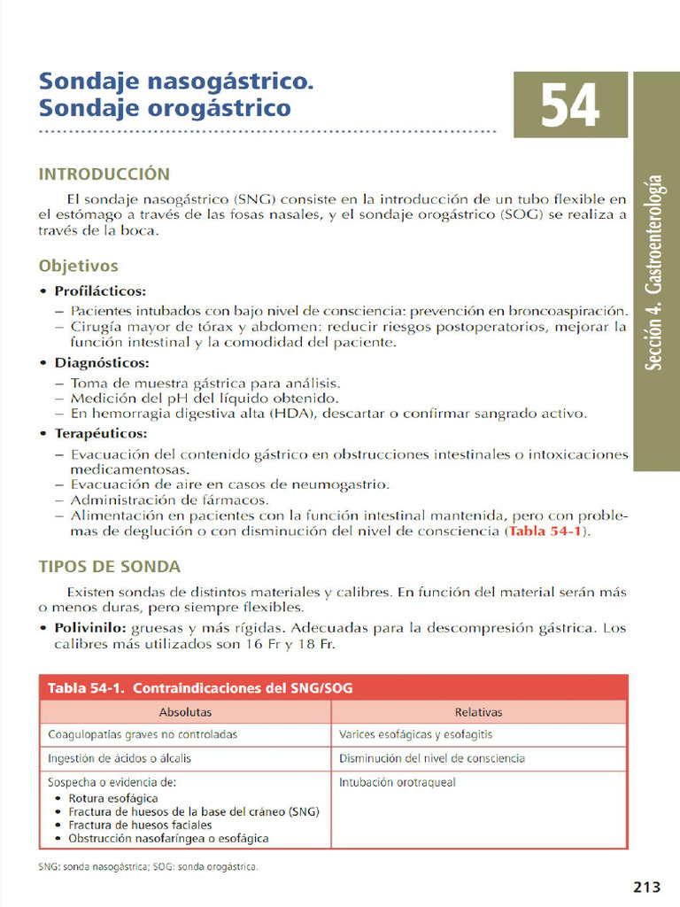 Sonda Naso y Blakemore | PDF