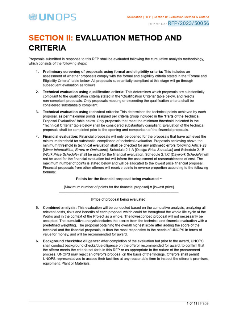 Design-Build - Solicitation - RFP 04 Sections II - Evaluation Method ...