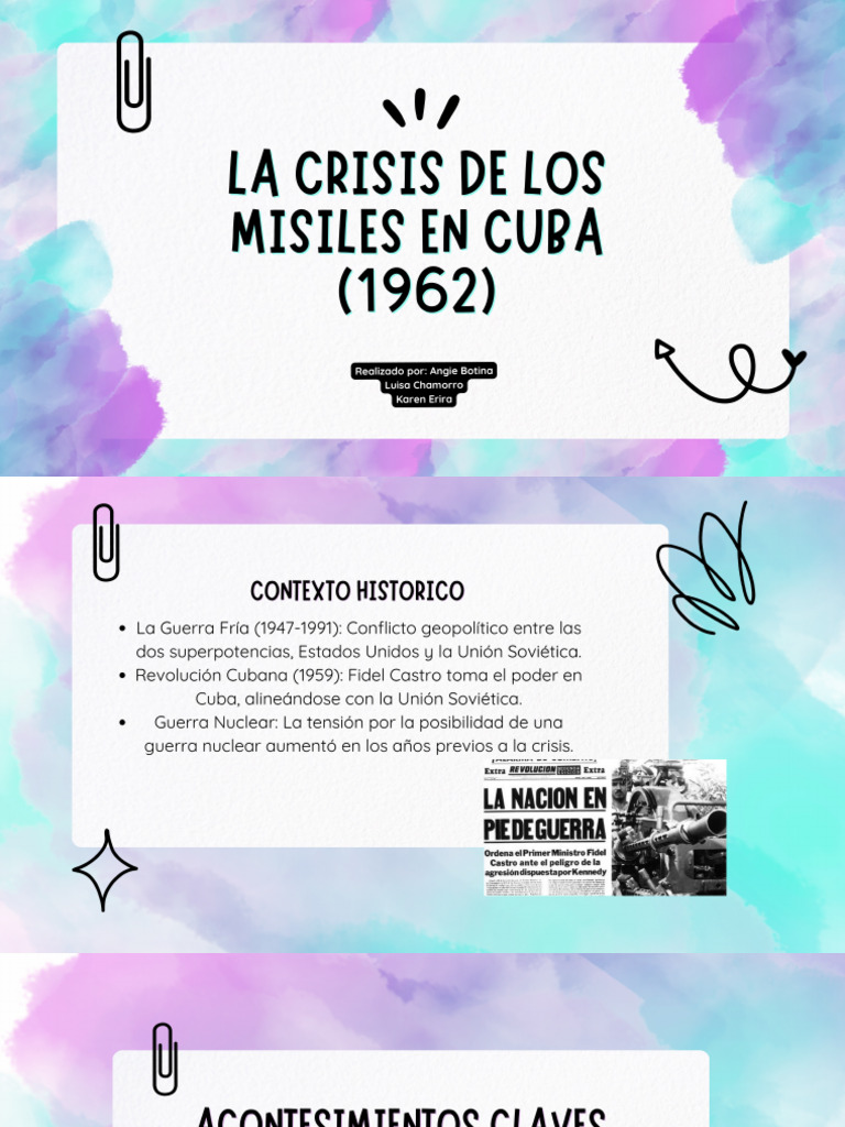 Trabajo Crisis de Los Misiles en Cuba | PDF