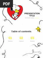 Snoopy PowerPoint Template | PDF