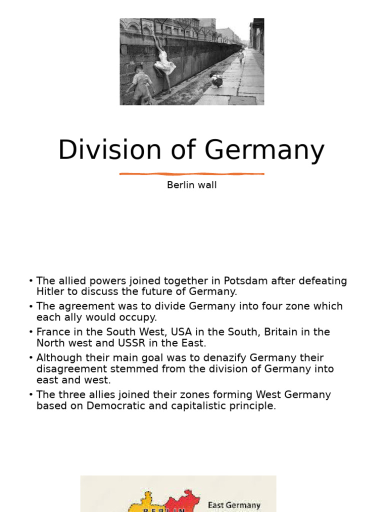 Division of Germany and the Berlin Wall | PDF | East Germany | Berlin Wall