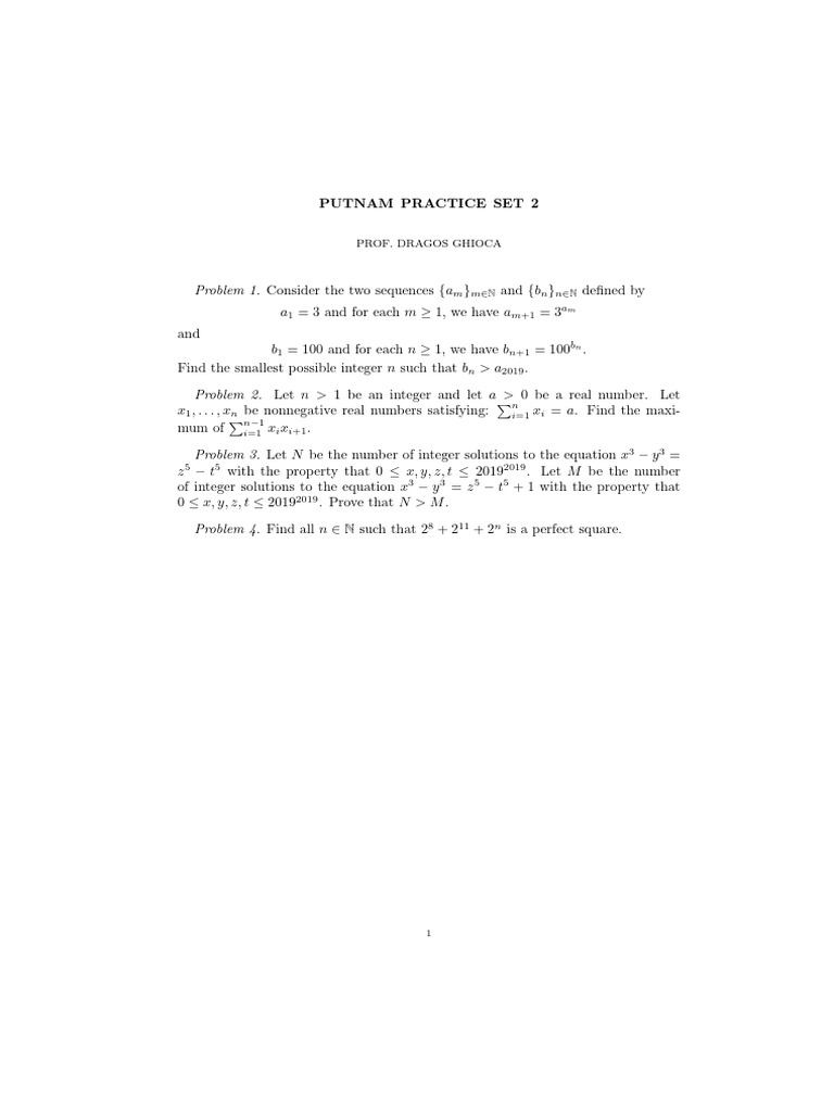 Practice Set 2 | PDF