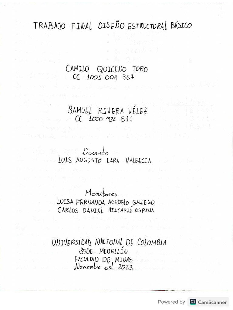 QuicenoToro - Camilo, RiveraVelez - Samuel - Trabajo - Final - DEB | PDF | Hierro | Rieles