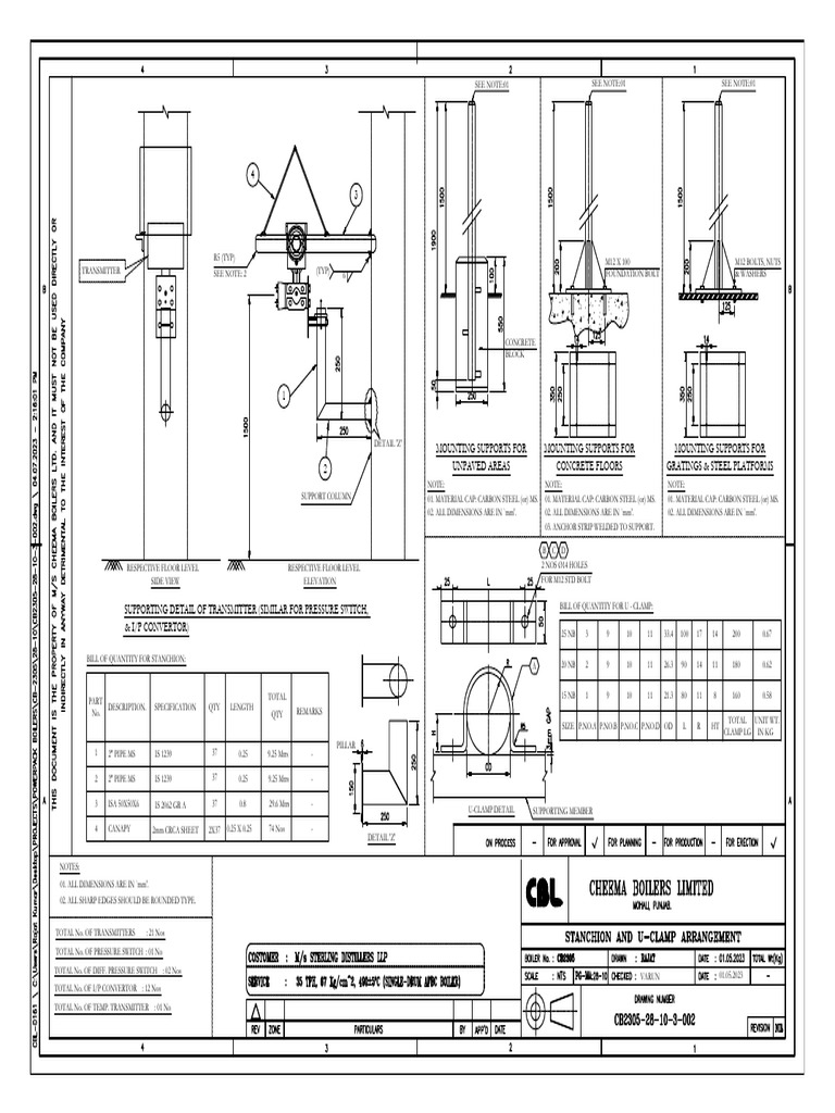 Impulse Piping Drawings | PDF | Pipe (Fluid Conveyance) | Mechanical ...