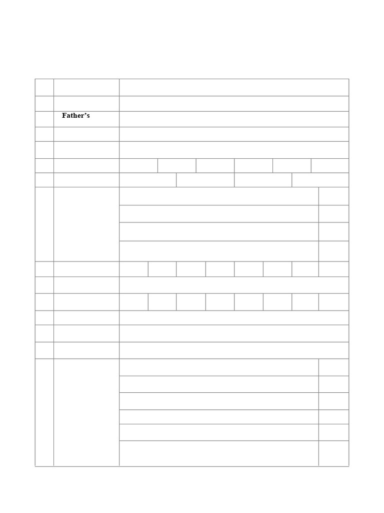 Verification Sheet NSP-1 | PDF