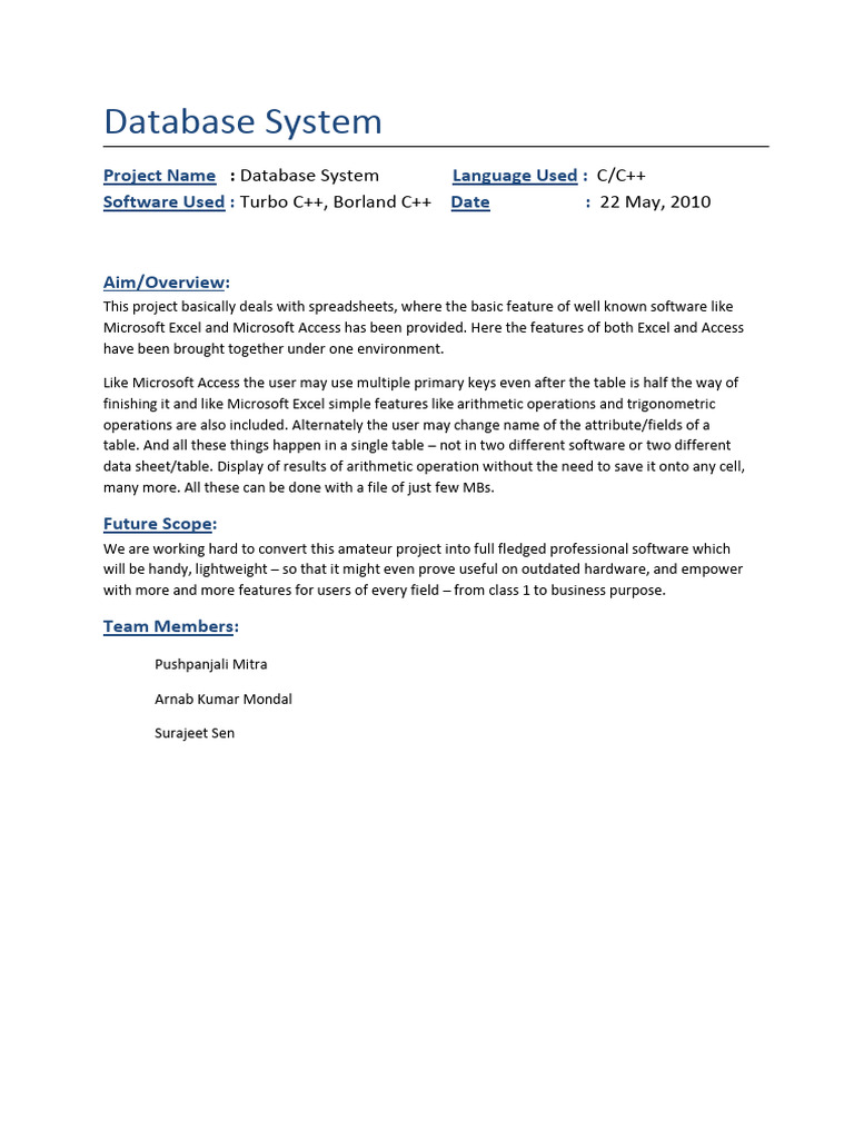 Database System | PDF