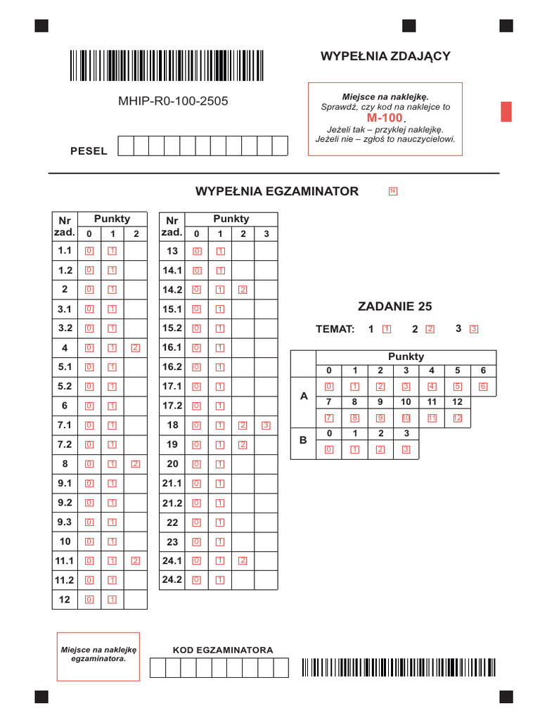 MHIP R0 100 A 2505 Karta | PDF